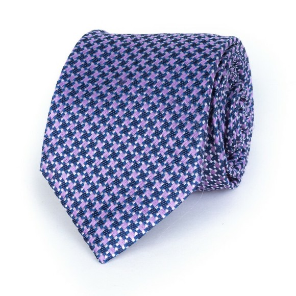 Tino Cosma | Accessories | Tino Cosma Violet White Paisley Tie Mens ...